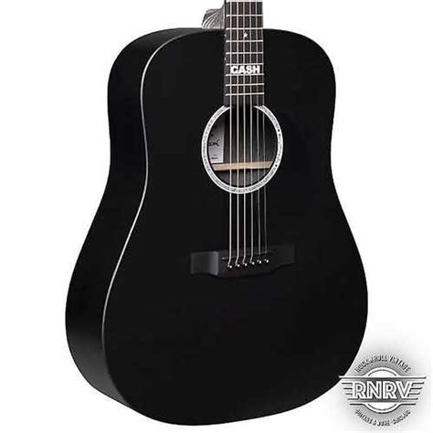 Martin Dx Johnny Cash Jett Black Guitars Acoustic Rock N Roll