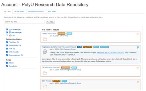 2 Create Manage A Folder The PolyU Research Data Repository Guides Tutorials At The