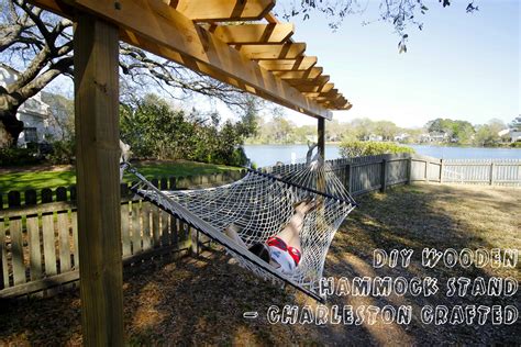 Diy Wooden Hammock Stand Charleston Crafted