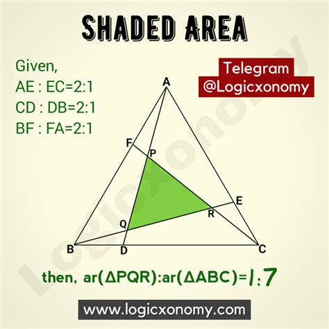 Find The Shaded Area Inside The Triangle R Rajnikant Mishra