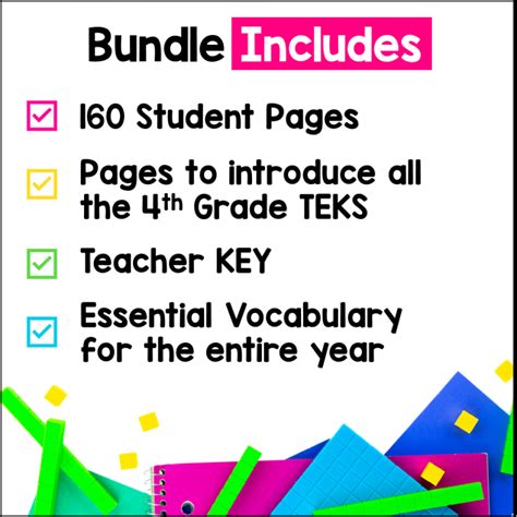 4th Grade Math Interactive Notebook Bundle Marvel Math