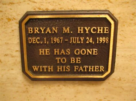 Bryan Mason Hyche 1967 1998 Find A Grave Memorial