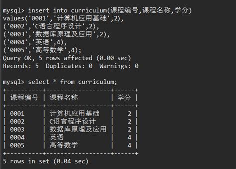 第2次作业 SQL语句的基本使用 栾天宇 博客园