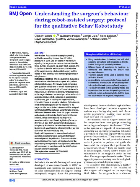 Understanding The Surgeons Behaviour During Robot Assisted Surgery