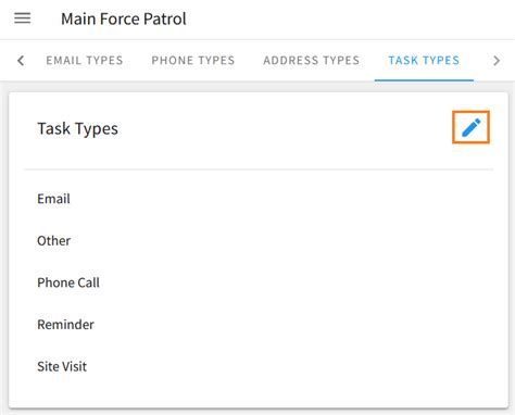 Manage Task Types Momentus Support Center