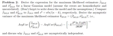Solved Problem 2 Derive The Expression For The Maximum