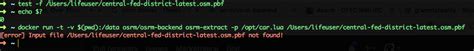 Error Input File Osmpbf Not Found · Issue 4253 · Project Osrmosrm Backend · Github