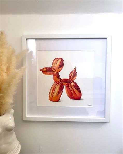 Balloon Dog Balloon Dog Art Balloon Animal Drawing Dog Etsy