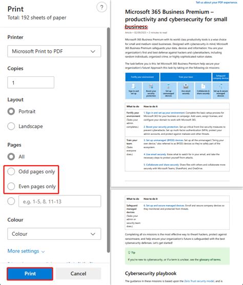 How To Print Odd Or Even Pages In Pdf On Windows 3 Ways