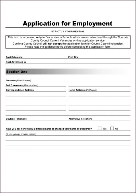 Job Application Form Template Word Uk Template 1 Resume Examples Bw9jjea97x