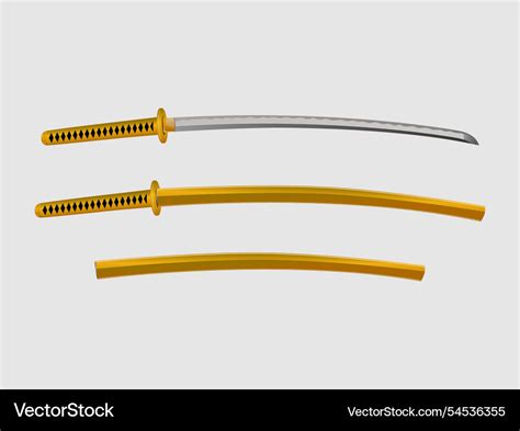 Katana Royalty Free Vector Image Vectorstock