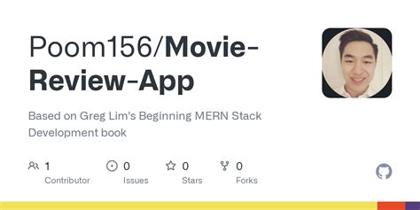 GitHub Poom Movie Review App Based On Greg Lim S Beginning MERN Stack Development Book