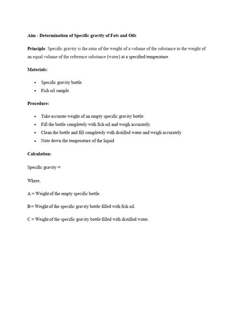 6 12 Specific Gravity Pdf