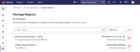 Gitlab Package Registry Cocone Engineering