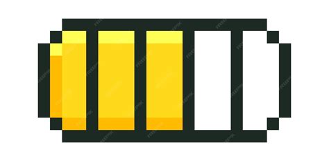 Pixel Indikator Symbol Vektor Illustration Premium Vektor