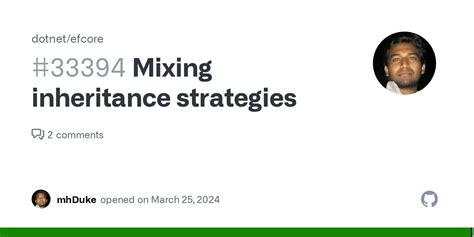 mixing inheritance strategies · issue 33394 · dotnet efcore · github