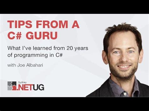 Mehdi Aghaei On Linkedin What Ive Learned From 20 Years Of Programming In C With Joe Albahari