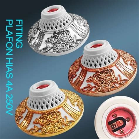 Jual Fitting Lampu Fitting Plafon Fitting Lampu Plafon Hias Modern Silver Gold Shopee Indonesia