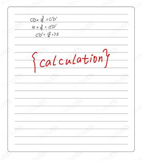 Solved Triangle Bcd Is Dilated By A Scale Factor Of 3 4 To Form Triangle Bcd Side Cd Measur