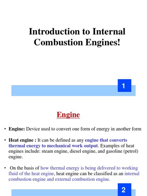 Ic Engine Notes Pdf Internal Combustion Engine Diesel Engine