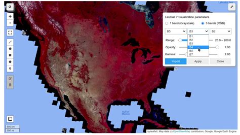 visualizing earth engine raster data interactively with a gui youtube