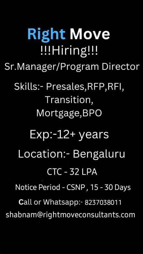 Shabnam P On Linkedin Presales Rfp Rfi Mortgage Transition Hiring Hiringnow Rightmove