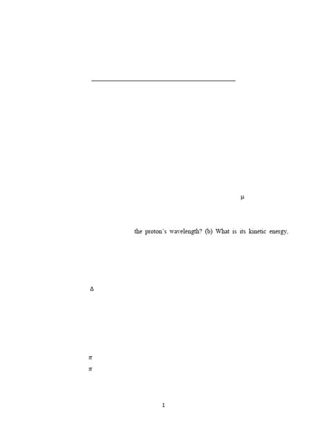 Applied Modern Physics Worksheet Two Pdf Electron Electronvolt