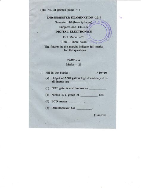 Co 406 Digital Electronics Pdf Digital Electronics Computer Engineering Co 406 Digital Electronics Pdf Digital Electronics Computer Engineering
