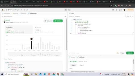 Day 14 Of Daily Leetcode Swastik Kotwal Posted On The Topic Linkedin