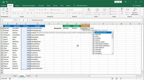 fórmula index y match con múltiples criterios en excel