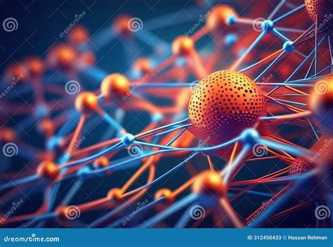 Big Data Concept Digital Neural Network Stock Illustration Illustration Of Cyberspace Energy