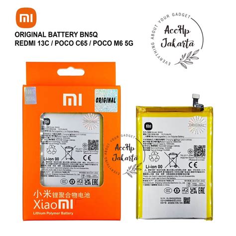 Jual Baterai Batre Redmi C Poco C Poco M G Bn Q Bn Q Batrai Original Distributor