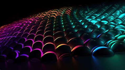 Abstract Color Patterns Modern Dark Gradient Background With Colorful 3d Light Pattern