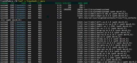 18 Quick Lsof Command Examples For Linux Geeks