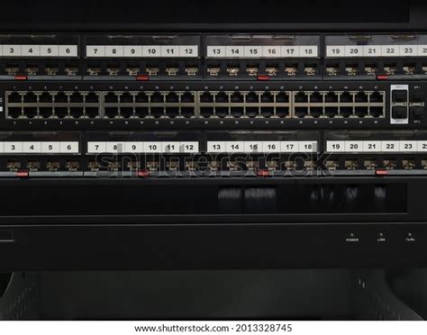 Ethernet Switch Patch Panels Installed Lowcurrent Stock Photo Shutterstock