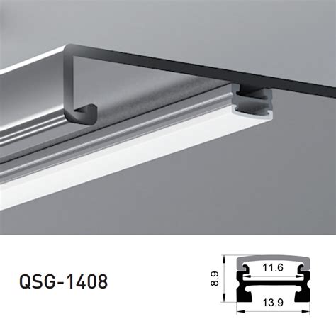 Surface Mount Led Strip Diffuser For 10mm Strip Lights [qsg 1408]