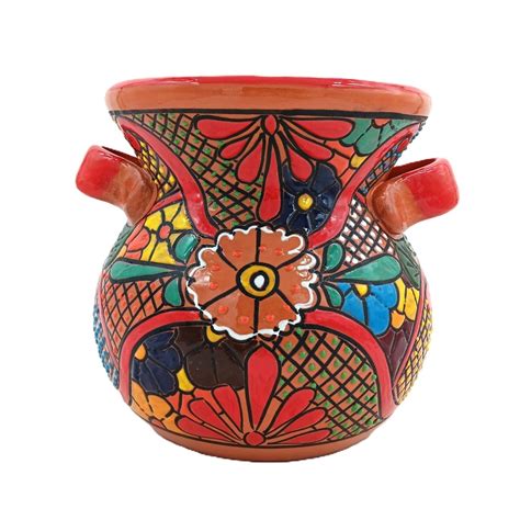 Mexican Terracotta Pot Talavera Pots For Sale Decorative Flower Pot