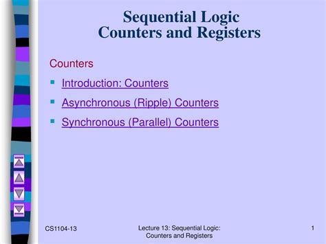 sequential logic circuits shift registers and counters circuit diagram