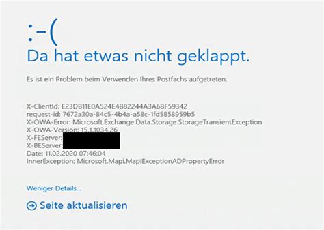 Microsoft Mapi MapiExceptionADPropertyError When Trying To Open Mailbox Techblog Ptschumi Ch