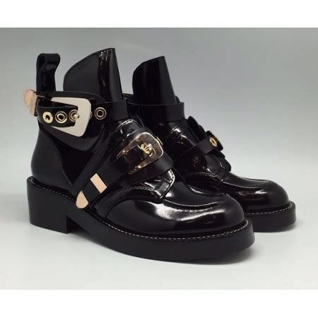 Эксклюзивная брендовая модель Женские летние лаковые ботинки Balenciaga ...