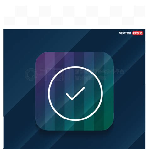 Ui免抠元素 圆形勾选图标 素材免费下载 1500像素 Eps格式 编号37677666 千图网