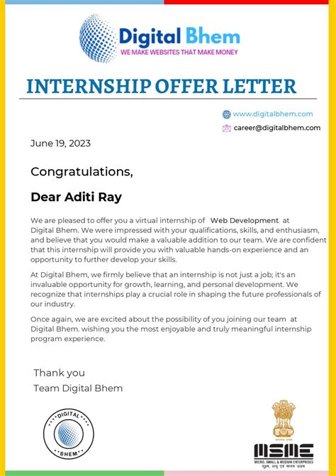 aditi r on linkedin internship webdevelopment excitedtolearn