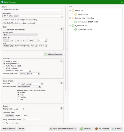 Tutorial 8 Batch Converter Configura Help Center