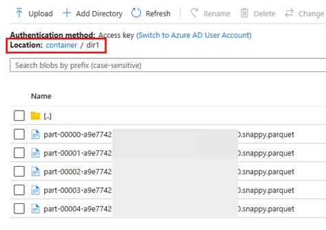 how to download a parquet file actually directory using the azure client stack overflow