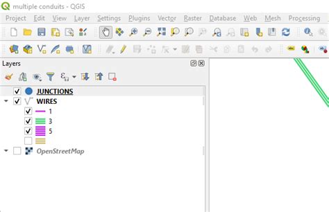 Qgis Displaying Overlapping Lines As Separate Offset Lines In Qgis3