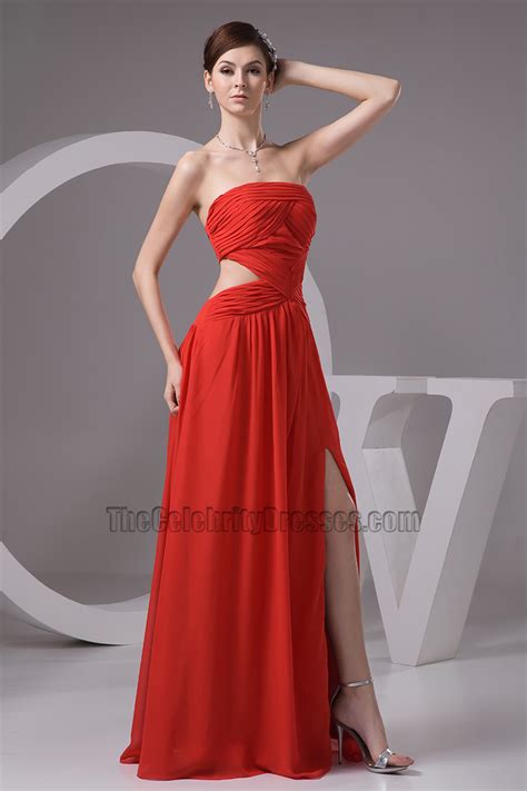 Discount Strapless Backless Prom Dress Evening Gown Thecelebritydresses