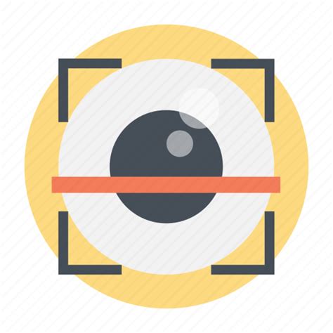 Authentication Authorization Retinal Scanner Security Scan Sensor Icon