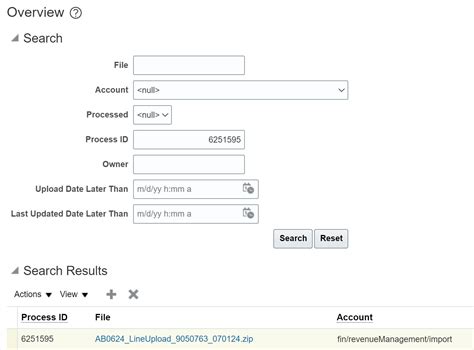 How To Query From Backend File Import And Export Screen — Cloud Customer Connect