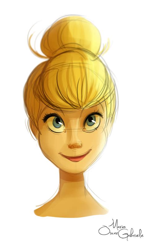 Tinker Bell Sketch By Mariooscargabriele On Deviantart