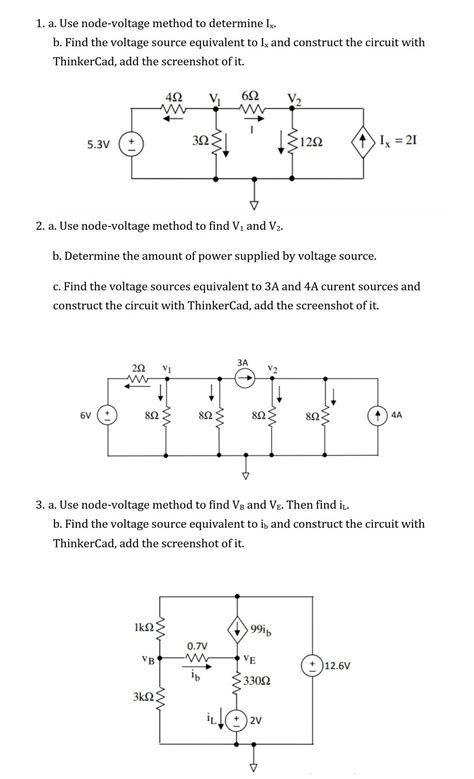 Solved A Use Node Voltage Method To Determine Ix B Chegg